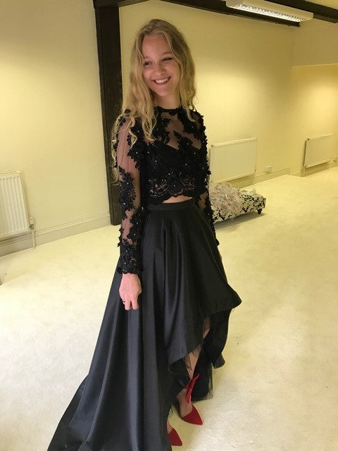 Black Prom Skirt and Lace Top