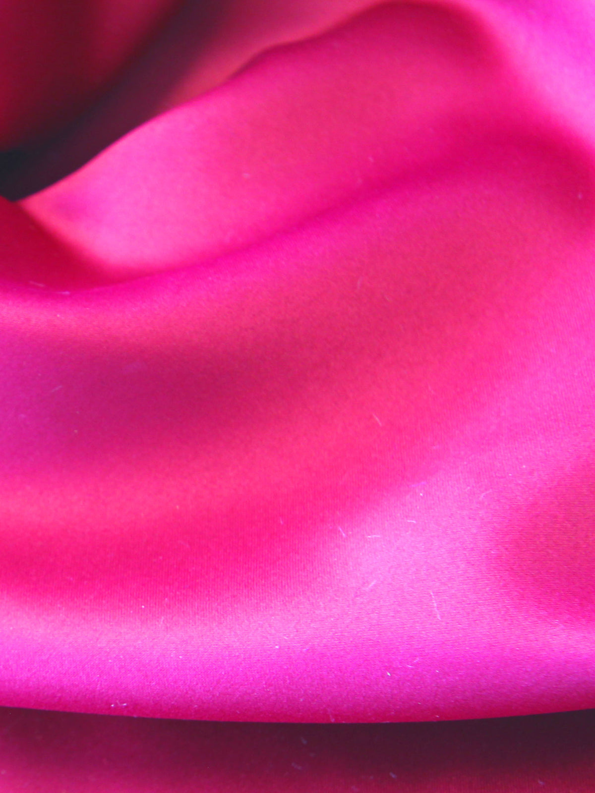 Fluorescent Pink Silk Satin - Magnifique