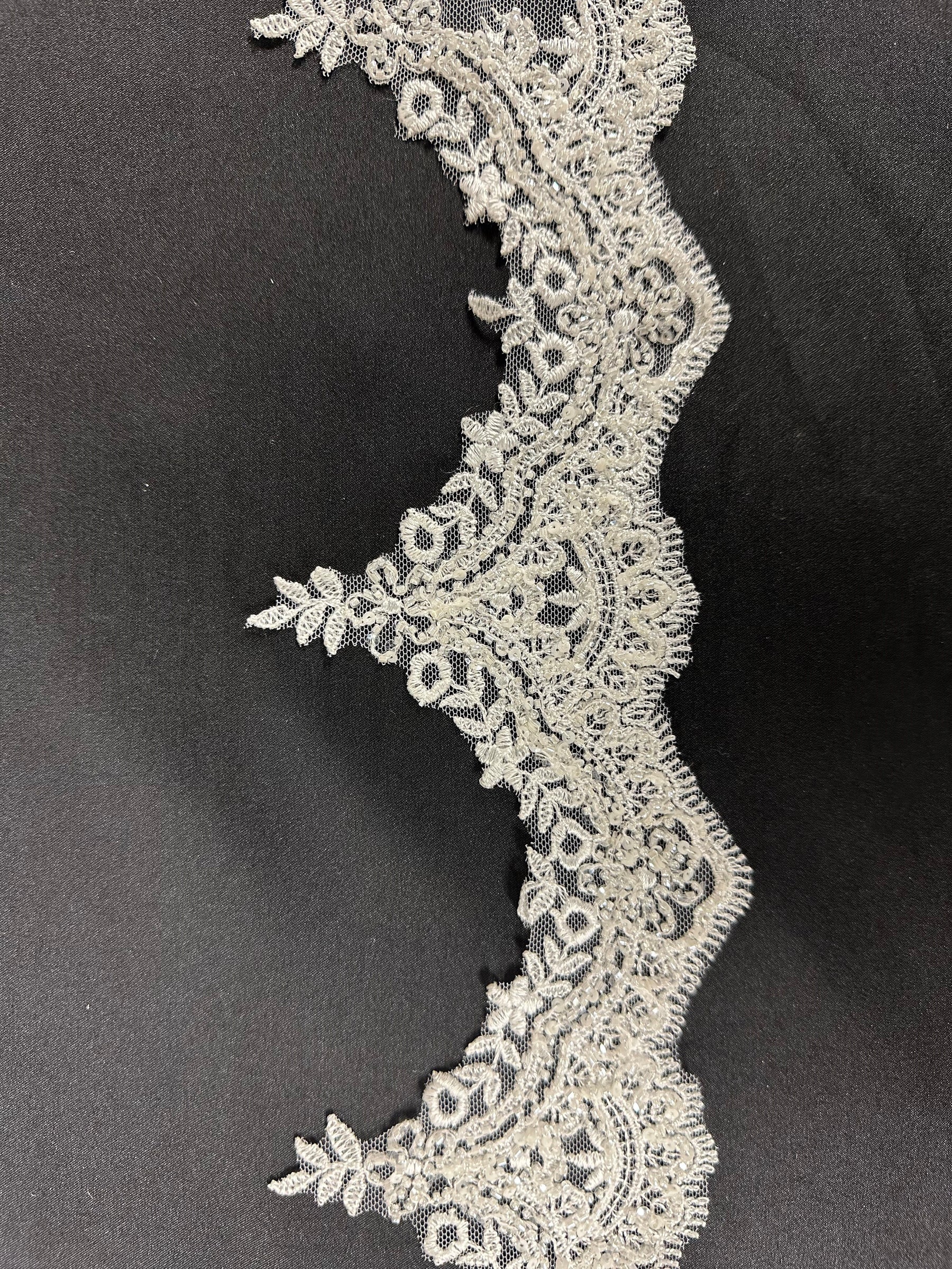 Ivory Beaded Lace Trim - Hannah (CF)
