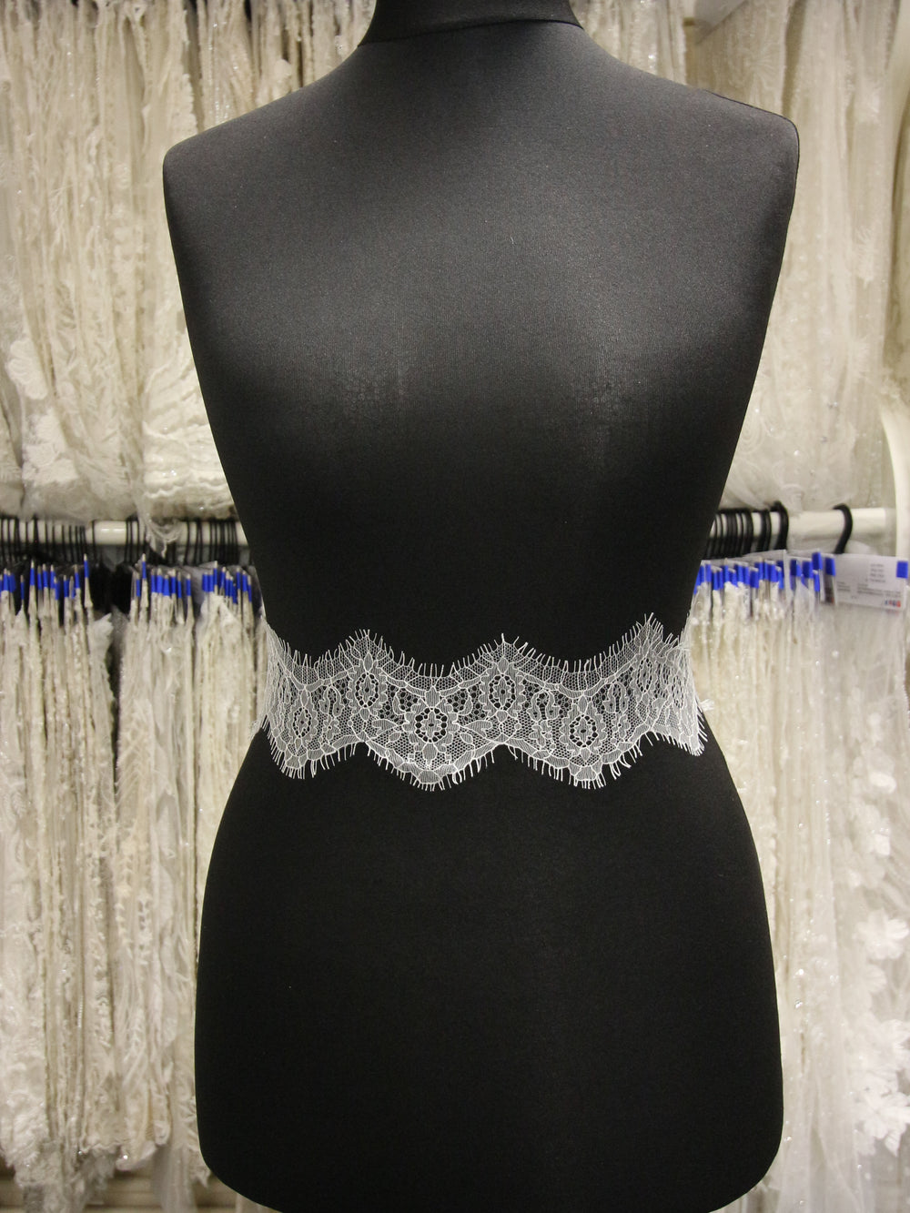 Chantilly Lace Trim : Elegant Bridal Wear - Bridal Fabrics