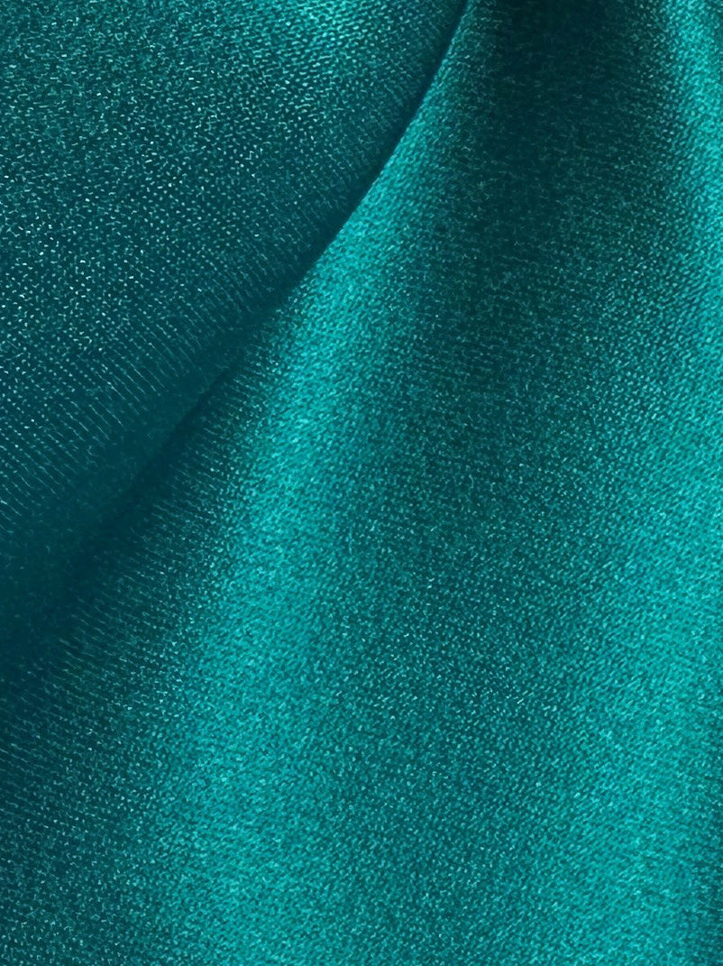 Jade Green Polyester Satin - Classique