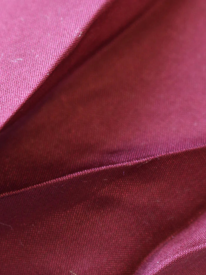 Maroon Silk Habotai - Mosaic