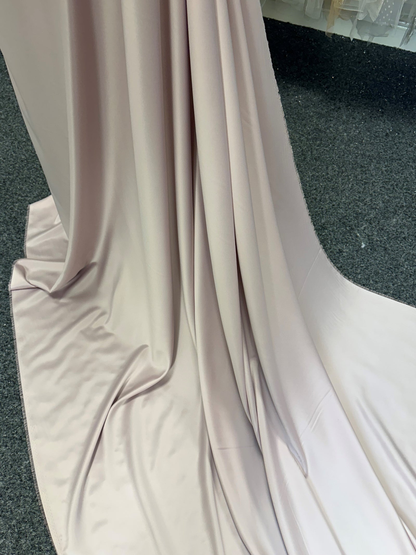 Dusky Rose Polyester Satin - Trust (P77)
