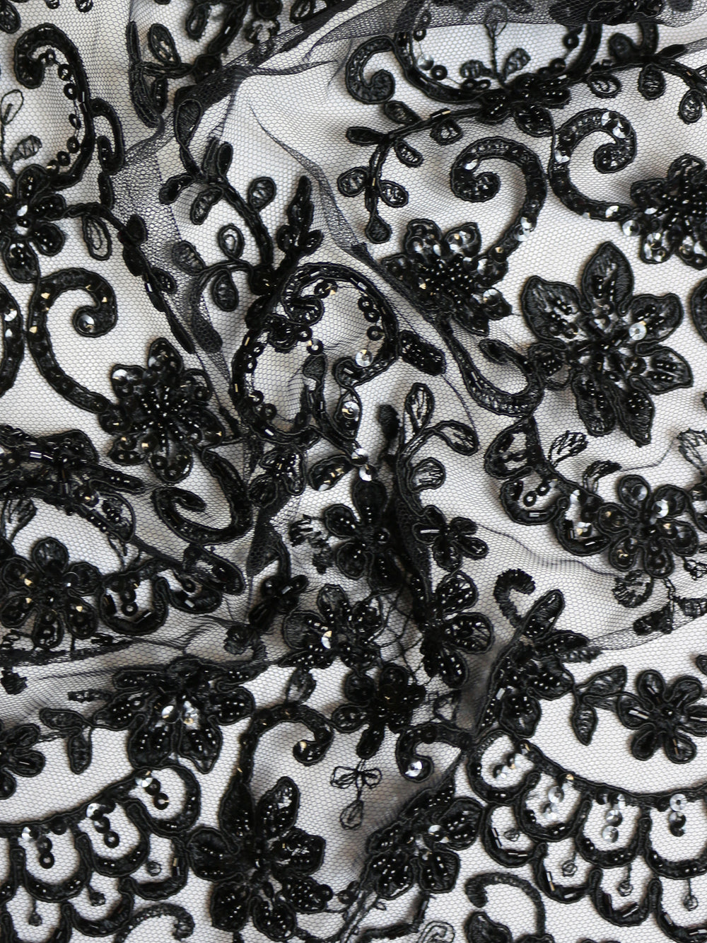 Black Lace : Formal Dresses - Bridal Fabrics