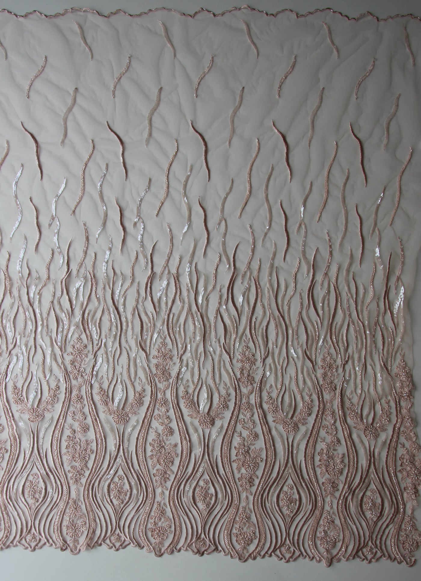 Blush Beaded lace - Lorna