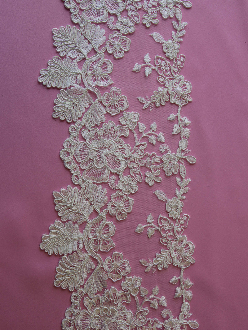 Ivory Corded Lace Trim - Sweet Pea