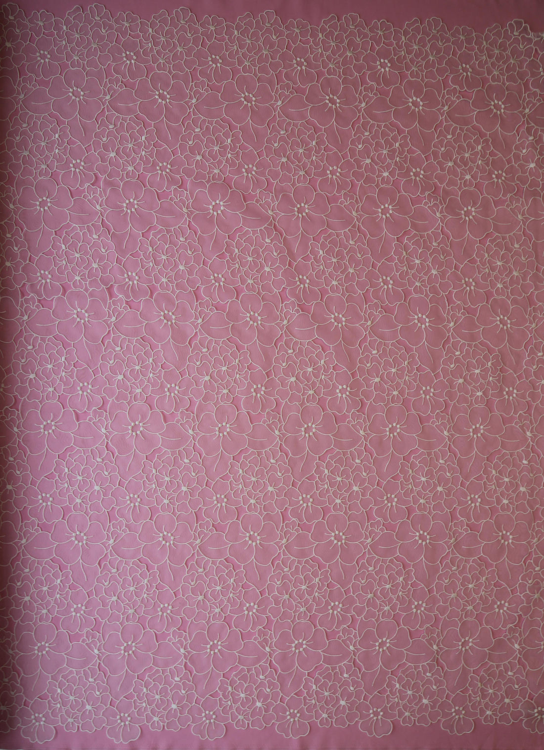 Ivory Organza Lace - Khalisi