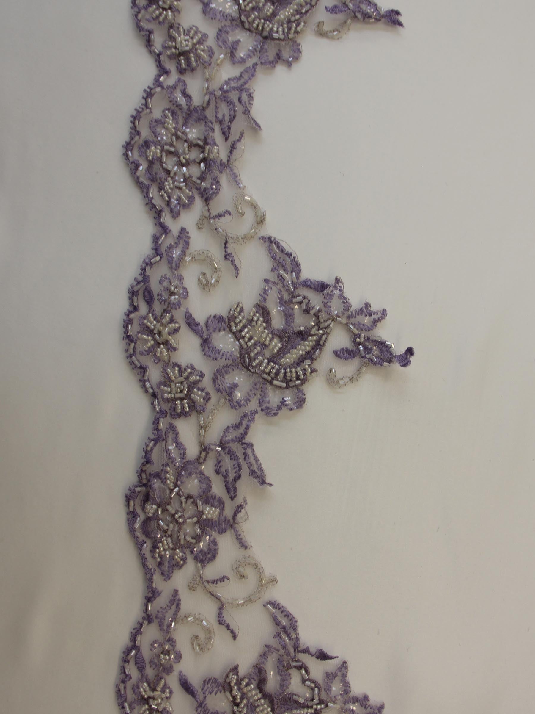 Lavender Lace Trim - Chloe